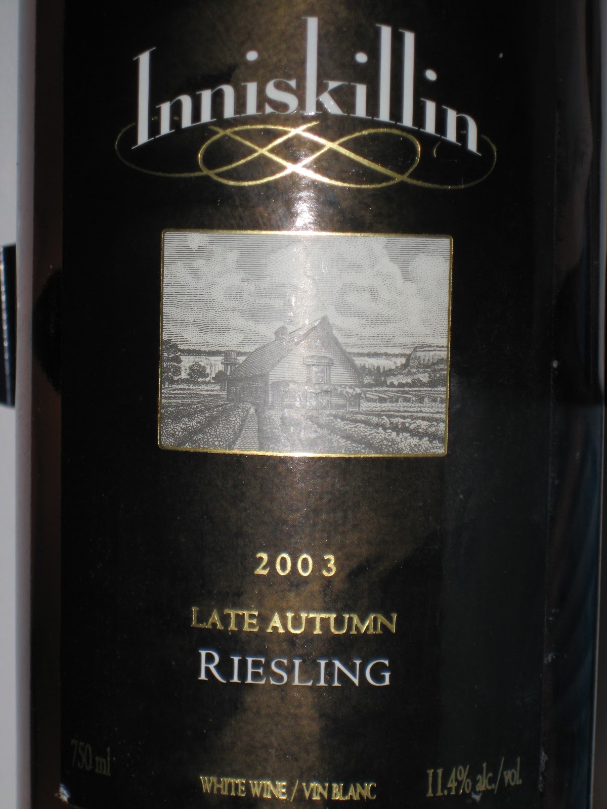 Taste it Again / Lost & Found: Inniskillin 2003 Late Autumn Riesling