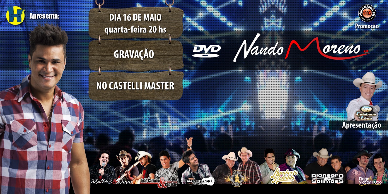 Blog Mundo Sertanejo: Gravação do DVD de Nando Moreno