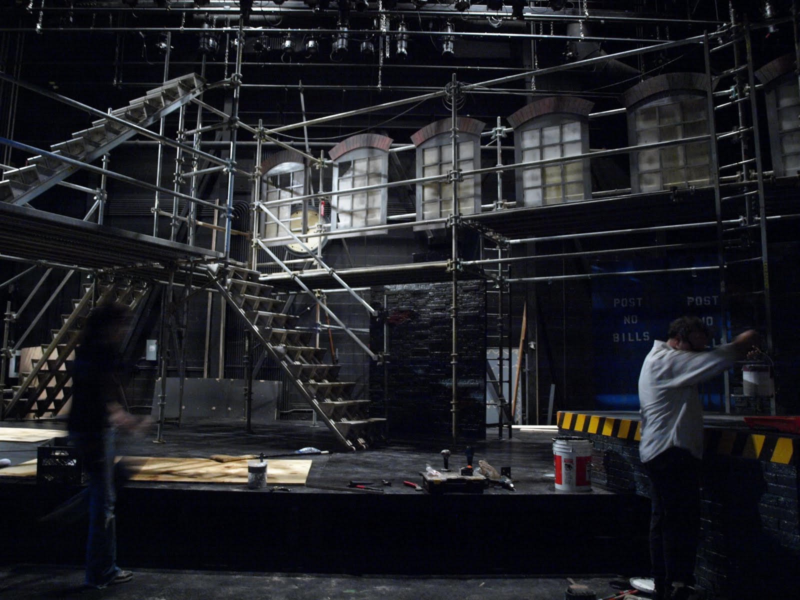 Backstage @ New Rep: RENT: The Set is Here!