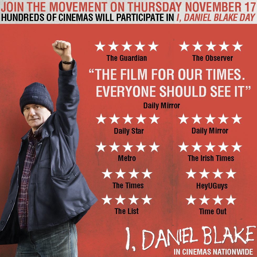IL BLOG DELL'ALLIGATORE: Locandine cult: Io, Daniel Blake