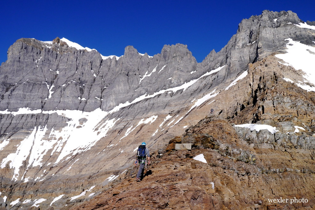Climbing the East Ridge of Mt. Temple and Grassi Ridge on Wiwaxy ...