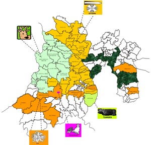 CULTURA MAZAHUA : Ubicación Geográfica de la Cultura mazahua