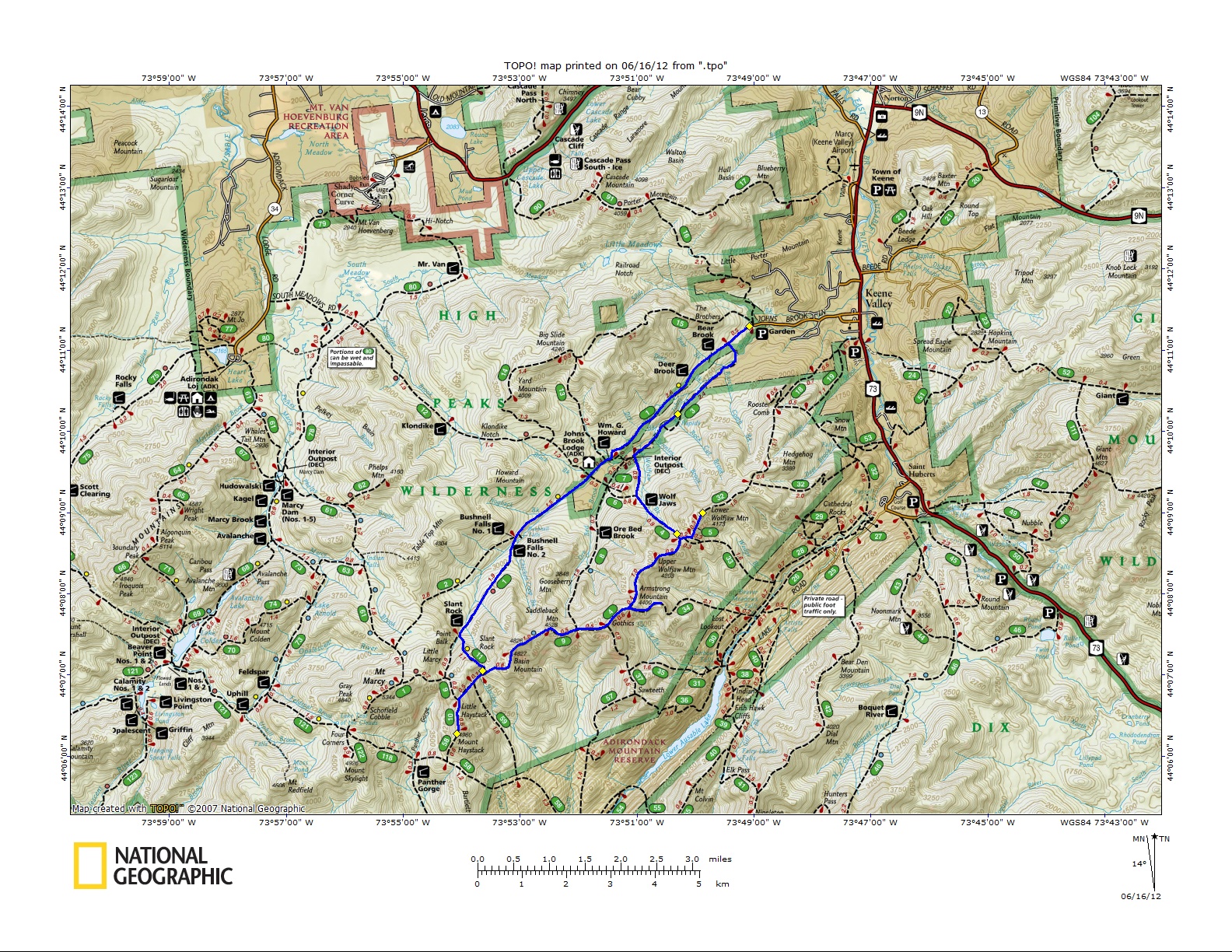 Off on Adventure: A Most of the Great Range Day - 6/15/12