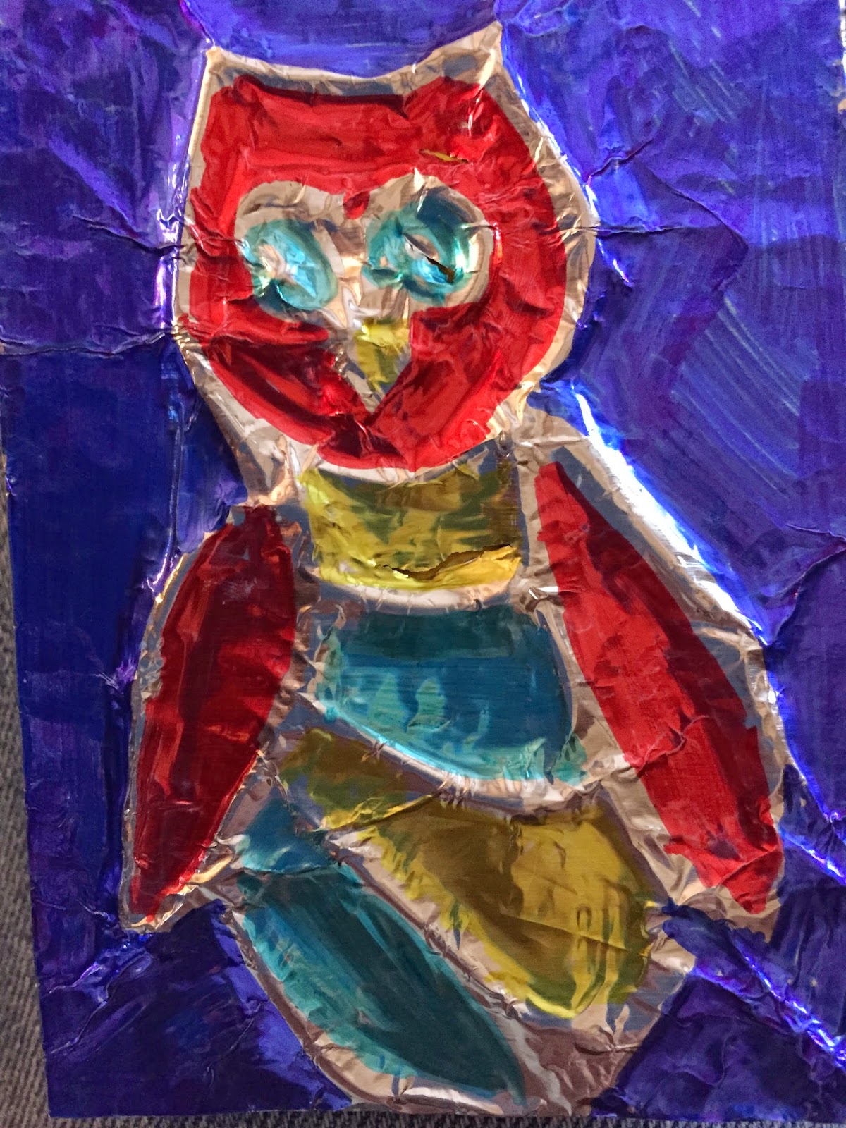 The Blue Barn: Foil Art