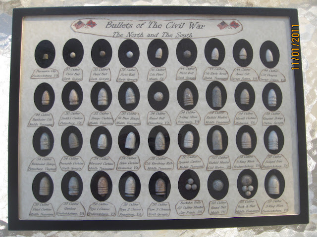 Civil War Bullet Original Relic From Battle Of Bull Run / Manassas With ...