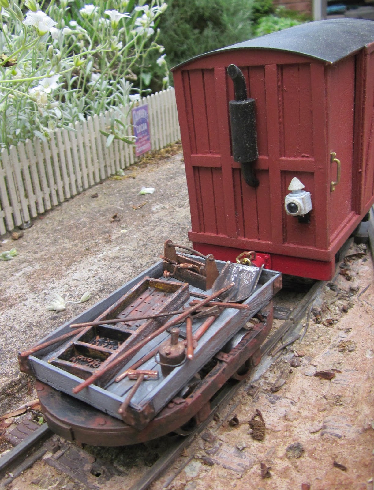 Peckforton Light Railway: How I made a small Permanent Way wagon