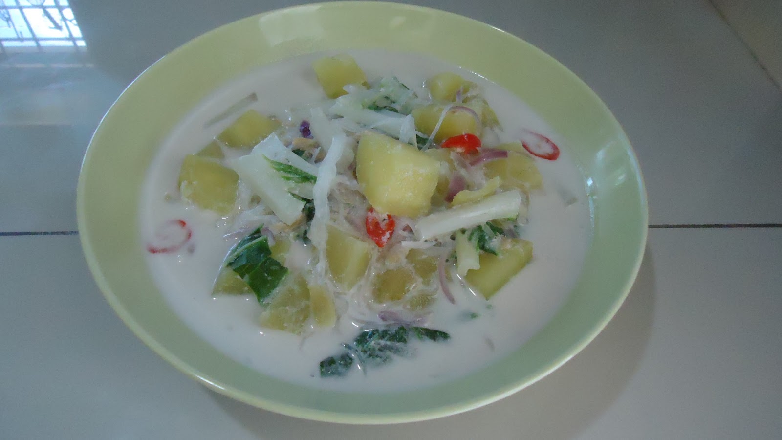 Zara ♥ Baking: SAWI PUTIH KELEDEK MASAK LEMAK...