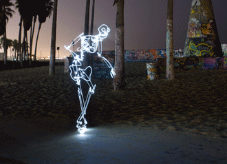 Fashion Futures: Animated Light Paintings