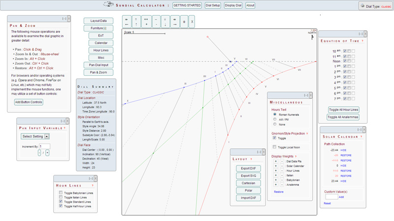 Chigger Junction: Sundials : Calculation & Design