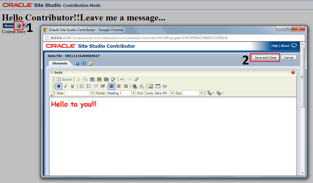 Hostile Coding: Oracle UCM: Site Studio (Part 2)