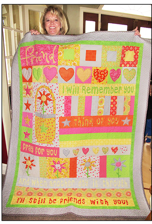 Quilt Patterns "Friend I Will Remember You" - Parties and Patterns