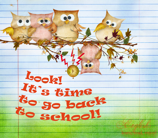 Mir_English: It's Time To Go Back To School!