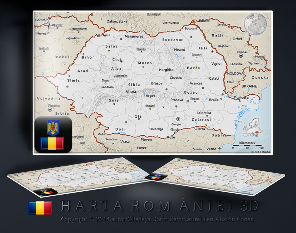 Harta României Grafică 3D Online - Blogger Buzz: Harta României ...