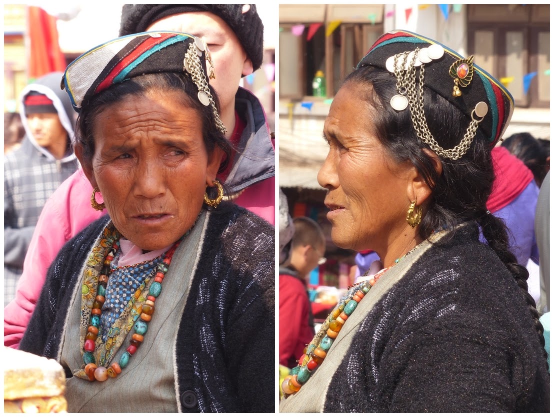 Local style: Tibetan and Sherpa costumes at Lhosar celebration