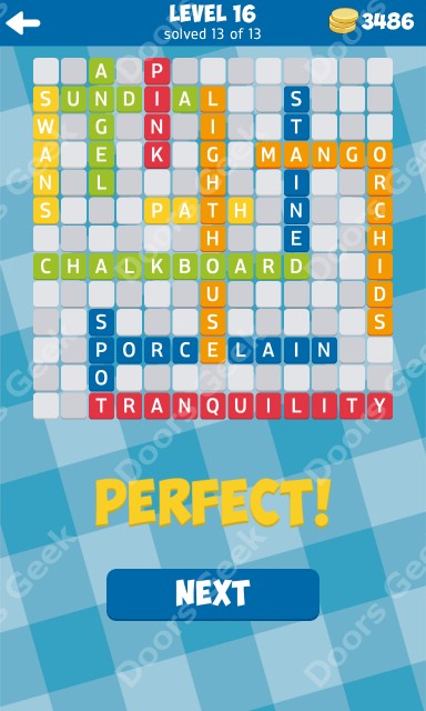 13 Word Connect Level 16 Answers ~ Doors Geek