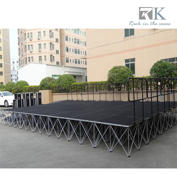 PORTABLE MOBILE ALUMINUM SPIDER RISER EASY SET UP STAGE