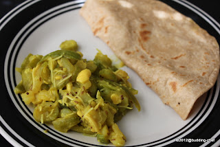 BUDDING CHEF: TONDEKAYI/IVY GOURD POTATO CASHEW PALYA