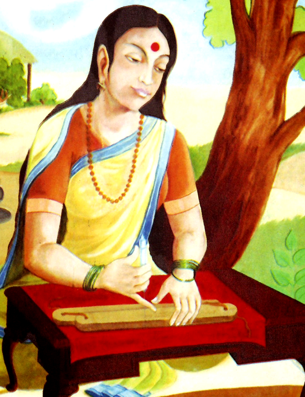 కవయిత్రి మొల్ల ముఖ చిత్రం | www.JaiTeluguThalli.com