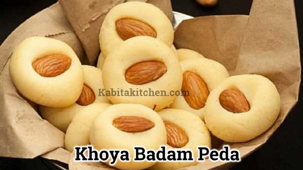 Khoya Badam Peda - Kabita Kitchen