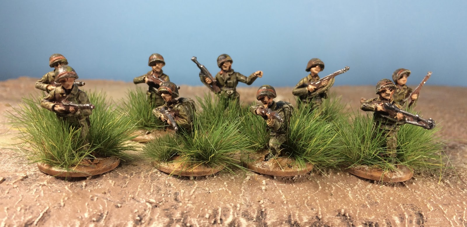 wargaming in 28 mm and sometimes smaller: USMC Pacific Theatre