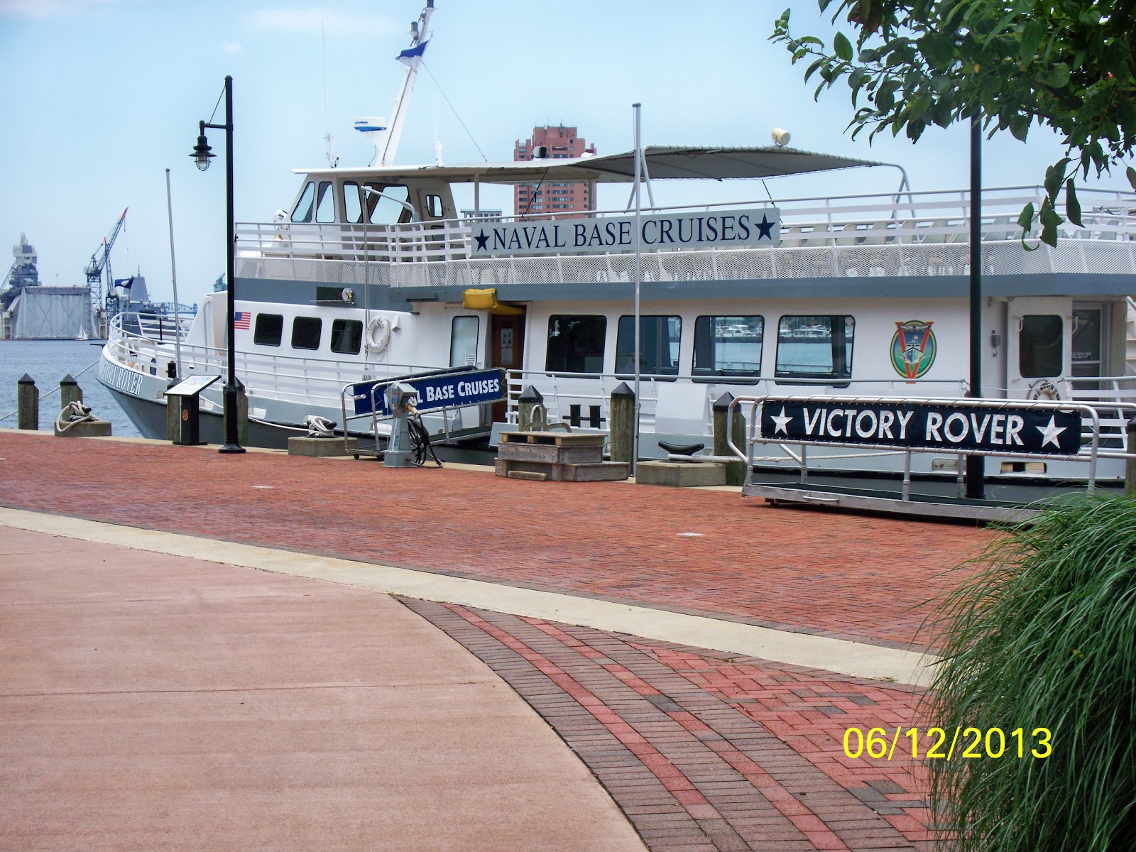 Nanseann: Day 241 June 12 Naval Base Cruise on Victory Rover Norfolk VA