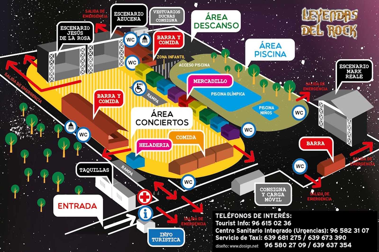 Leyendas del Rock Festival: PLANOS ACTUALIZADOS 2015