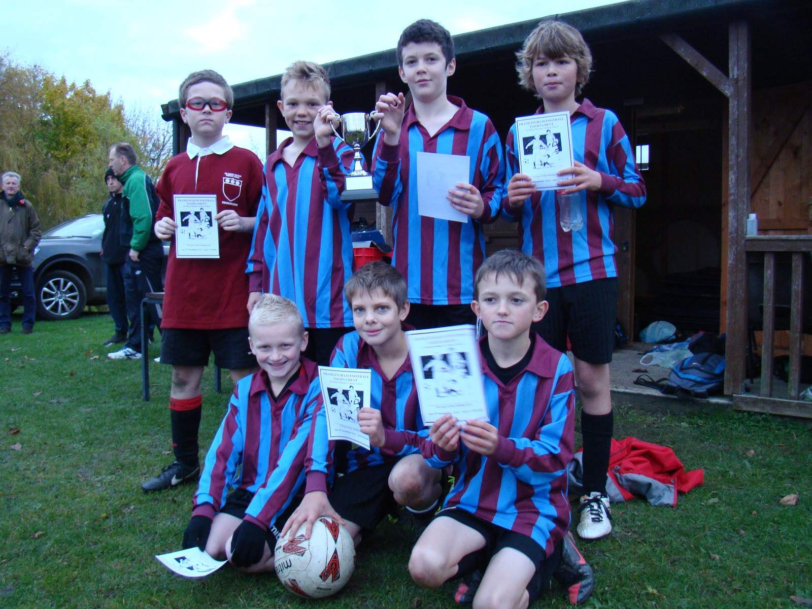 Hitcham's Blog: Football Team Win Framlingham Tournament