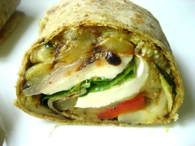 Grilled Vegetable Wraps