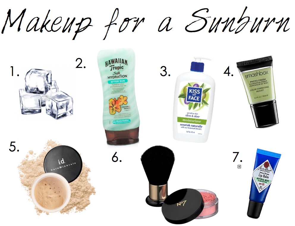 Beauty Essentials for Repairing Skin and Covering up a Sunburn ...