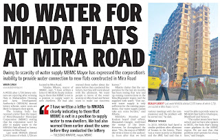 Real Estate Clips: No water for MHADA flats at Mira Road-Midday-June 07 ...
