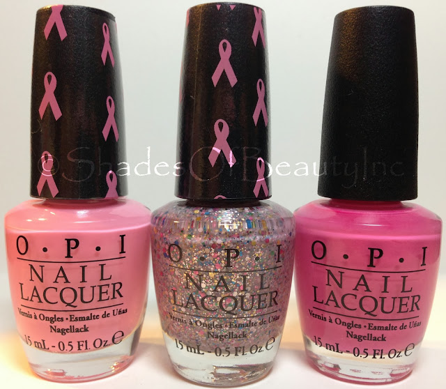 BREAST CANCER AWARENESS: OPI Pink of Heart 2013 Duo plus 1 - Shades of ...
