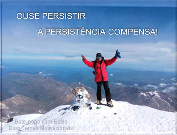 Bate-papo com Estilo: A persistência é o caminho do êxito. Charles Chaplin