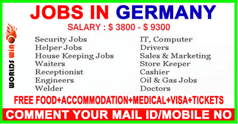 JOBS HIRING IN GERMANY - APPLY NOW - LinJob
