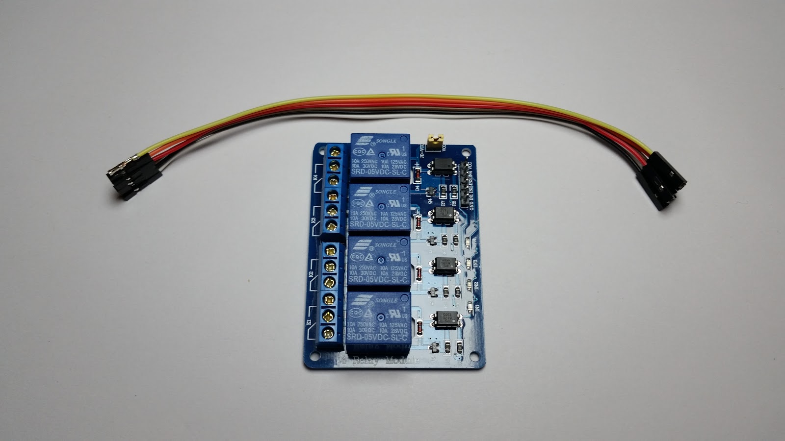 Big Boys Toys: JBtek 4 Channel Relay Module with 6 pin cable Review