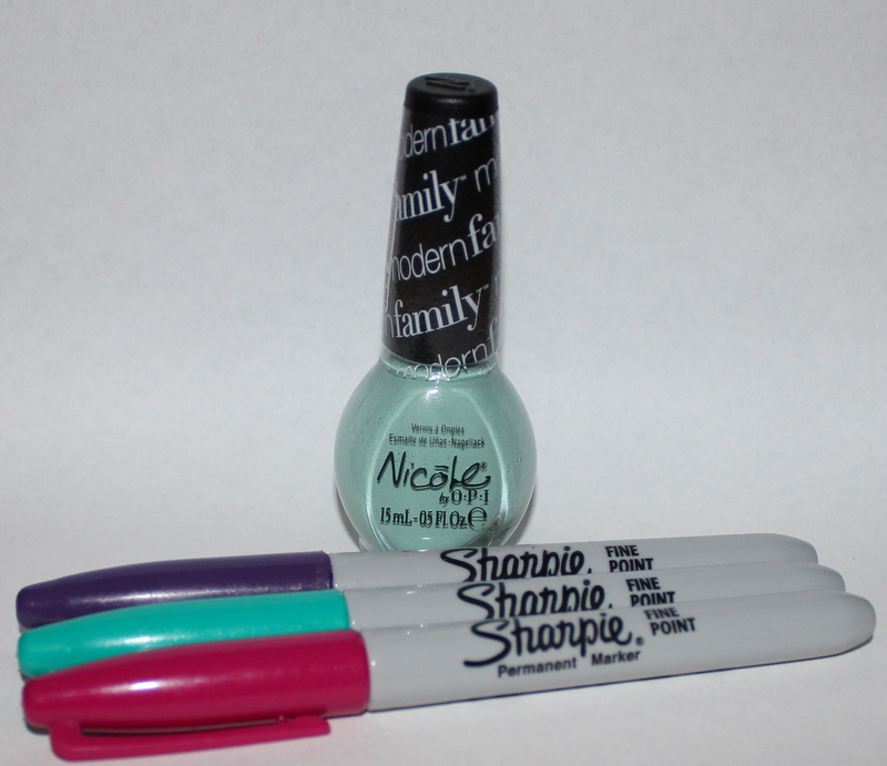 Bedazzled Nails: Dream Catcher Nails Made with Sharpies