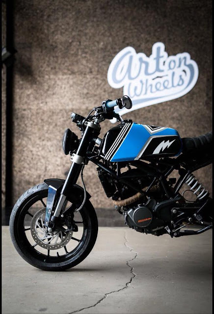 Ktm Duke Art on Wheels Café Racer - RocketGarage - Cafe Racer Magazine