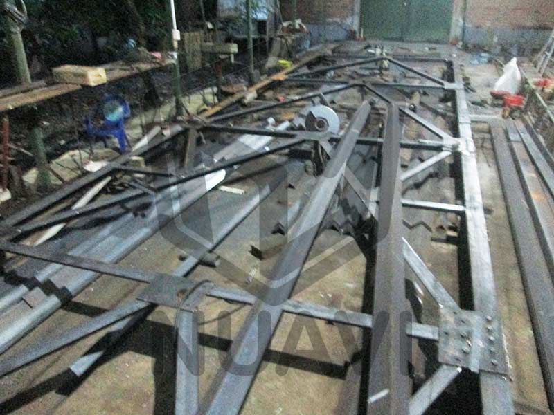 Tahap-tahap Trial Erection (Fabrikasi Tower) - tower komunikasi radio ...