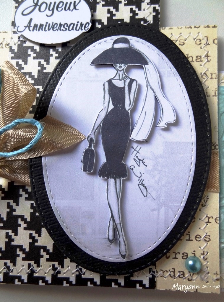 Maryann Scrapbooking: Carte "Mode Chic" pour l'Anniversaire de...