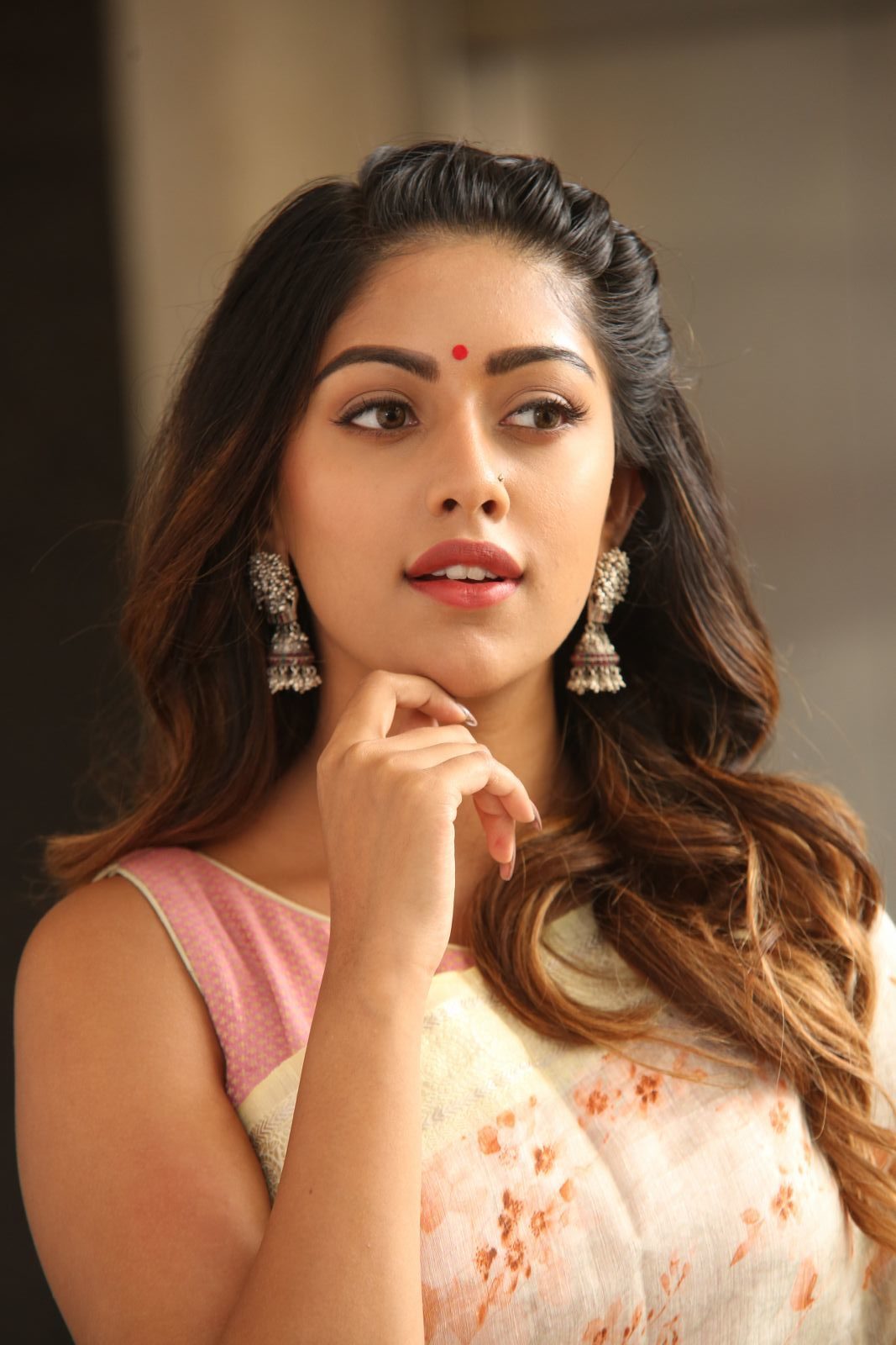Anu Emmanuel at Shailaja Reddy Alludu Interview - South Indian Actress