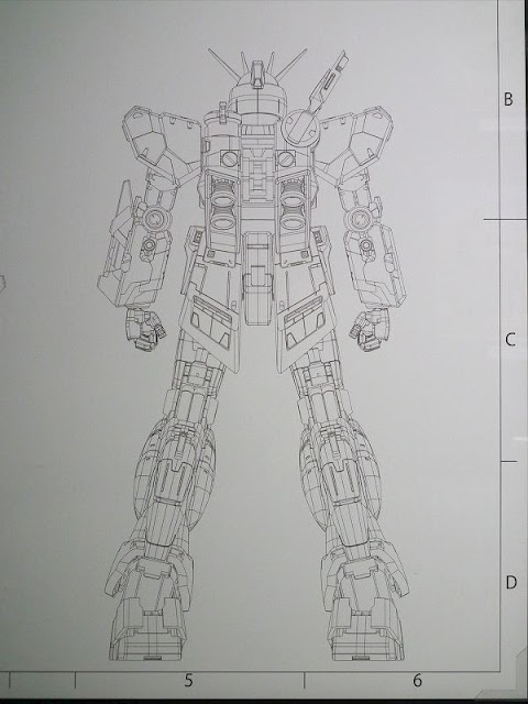 GUNDAM GUY: Gundam Front Tokyo: Gunpla Exhibition - Technical Drawings