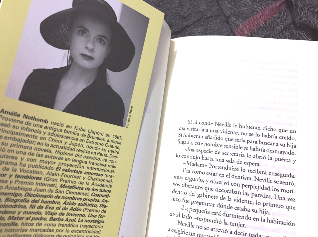 Las Inquilinas de Netherfield: RESEÑA (by MH) ::: EL CRIMEN DEL CONDE NEVILLE - Amélie Nothomb
