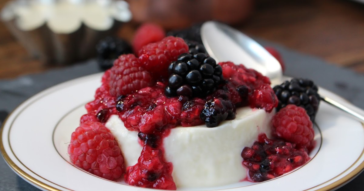 A Grain of Salt: Panna Cotta with Berry Compote