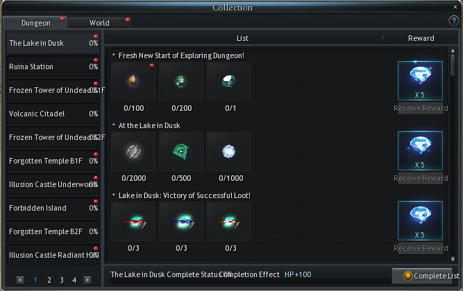 Cabal Online: Collection System