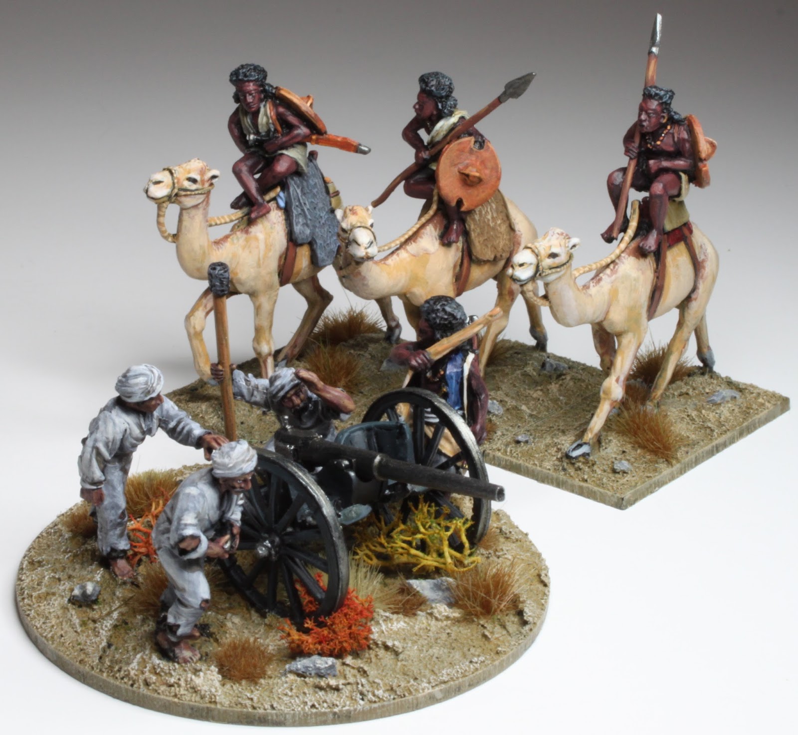 28mm Victorian Warfare: Beja on Camels