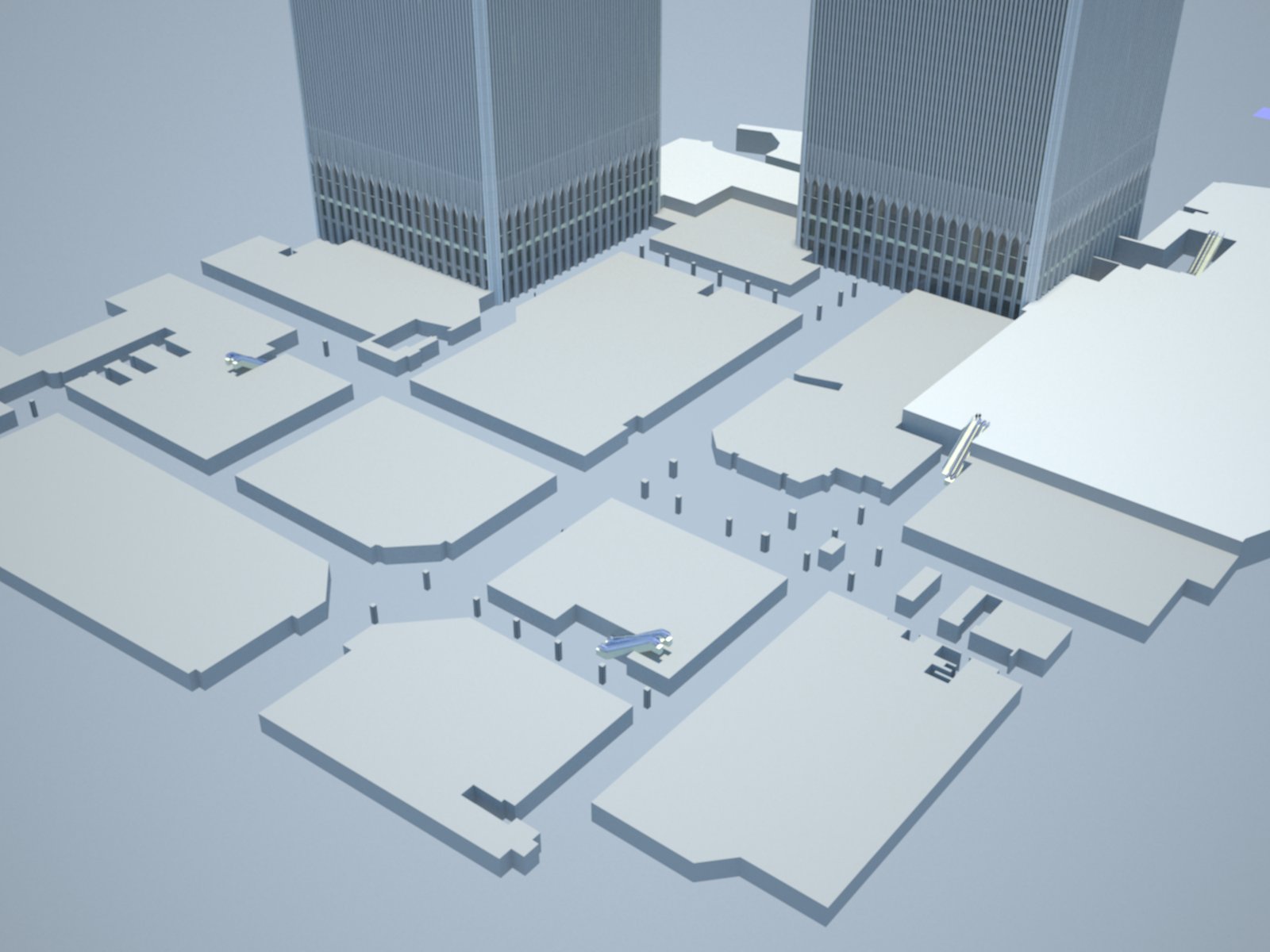 World Trade Center 3D model: juni 2011