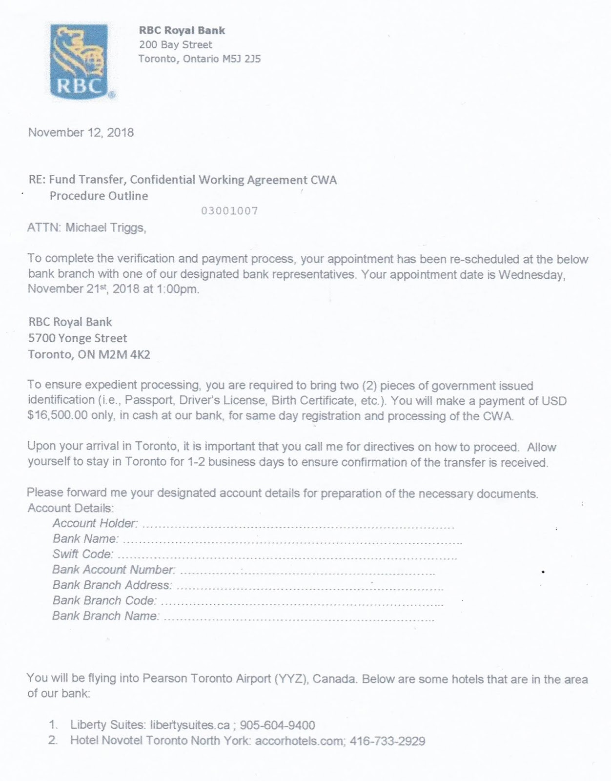 Scammers and Scumbuckets: Fake Documents from New Scammer in the ...