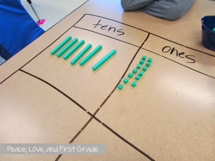 WRITING ON THE TABLE | Peace, Love, and First Grade