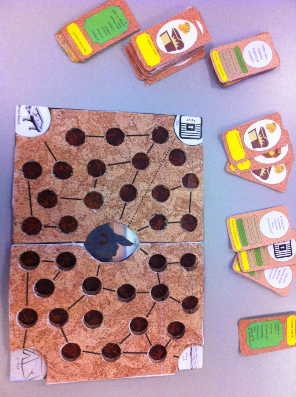 englishified: Year 8 create board games inspired by 'Holes'!