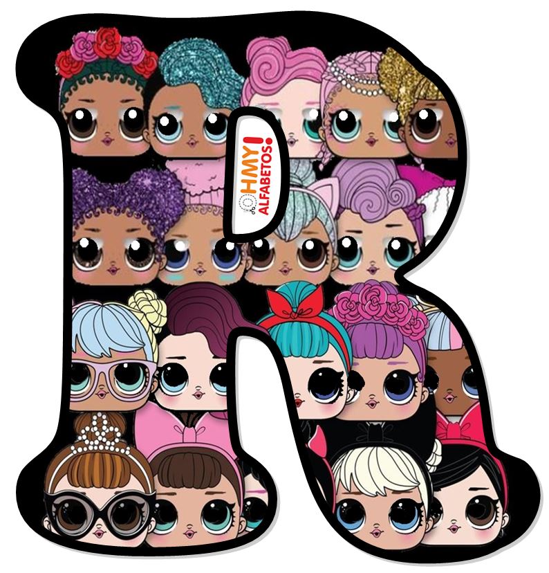 Abecedario con Caras de LOL Surprise. LOL Surprise Faces Alphabet. - Oh ...