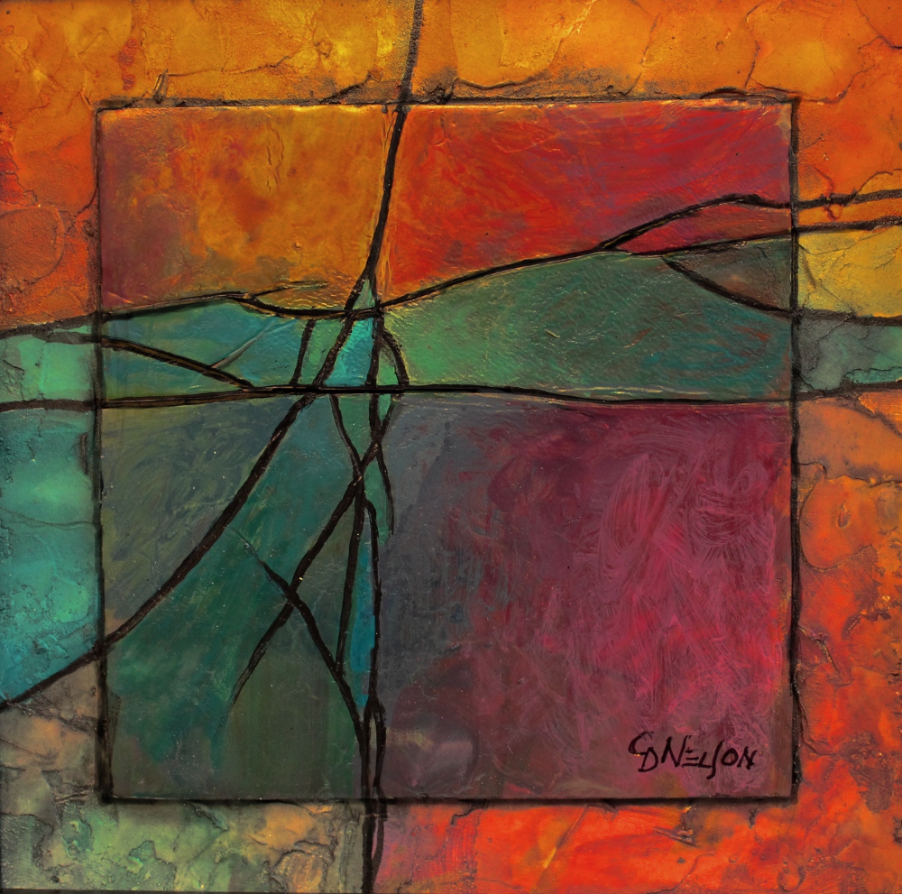 CAROL NELSON FINE ART BLOG: "Gemstone 13" acrylic abstract landscape ...